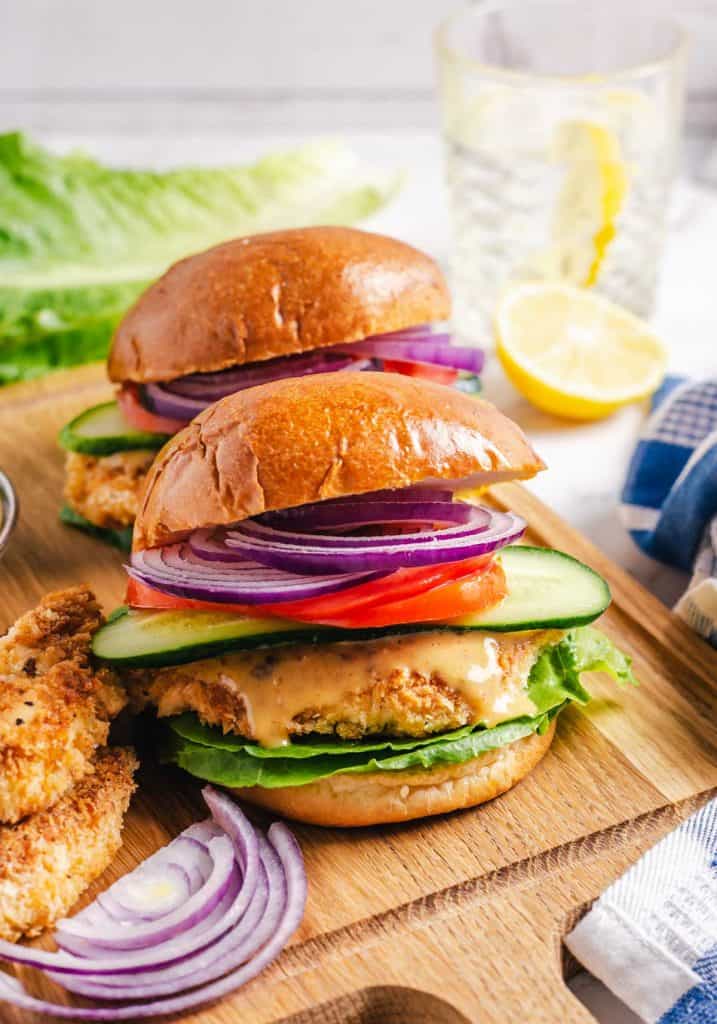 Super Easy Crispy Chicken Sandwich — No Deep Frying | One Pot Only