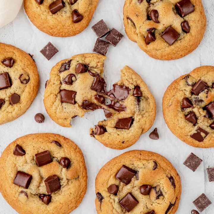 One Bowl Chocolate Chip Cookies - One Pot Only