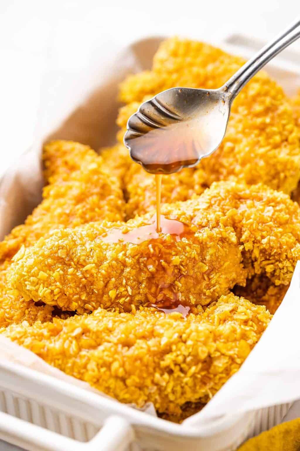 Hot Honey Chicken Tenders - One Pot Only — easy recipes using one pot only!
