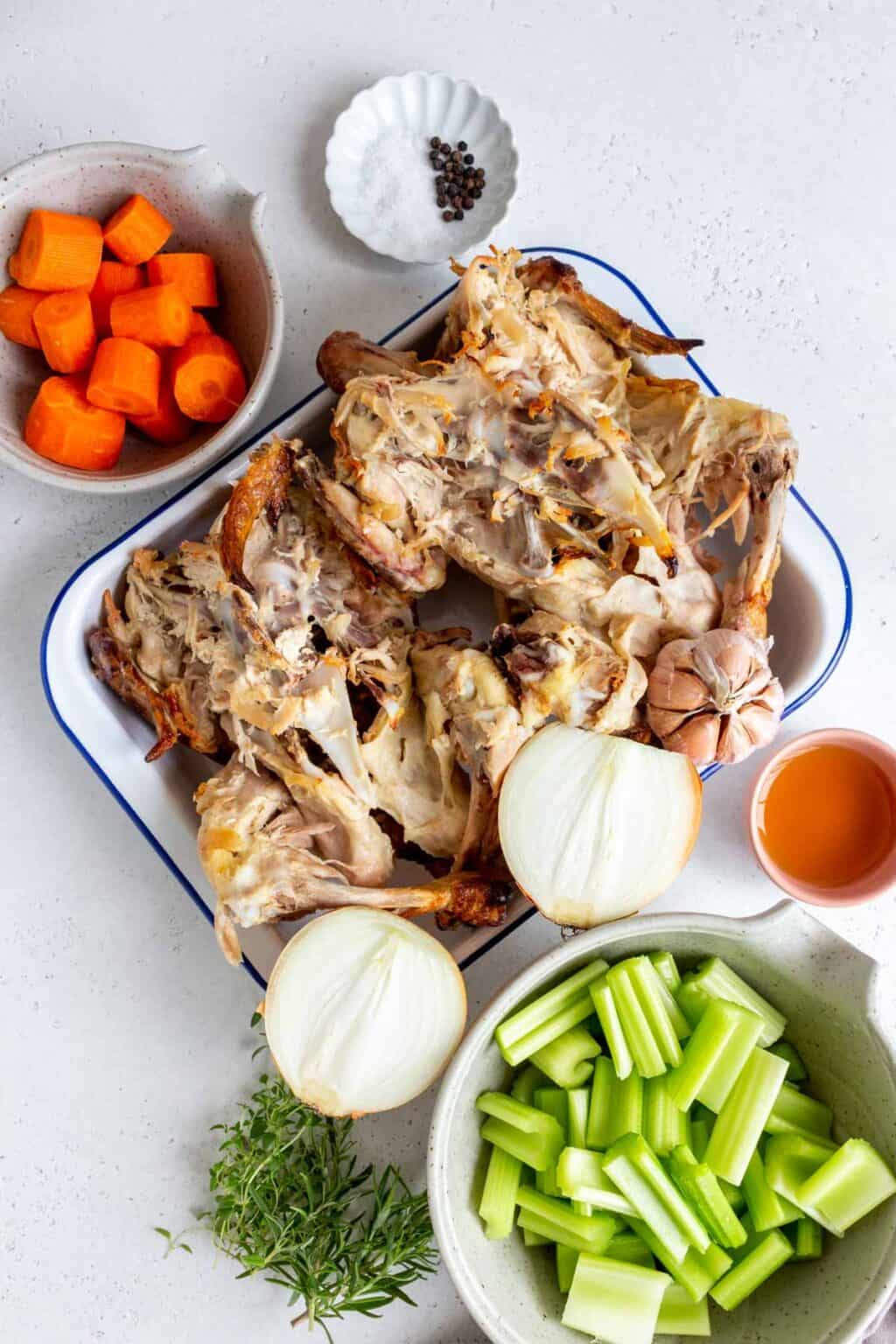 Slow Cooker Bone Broth - One Pot Only — easy recipes using one pot only!