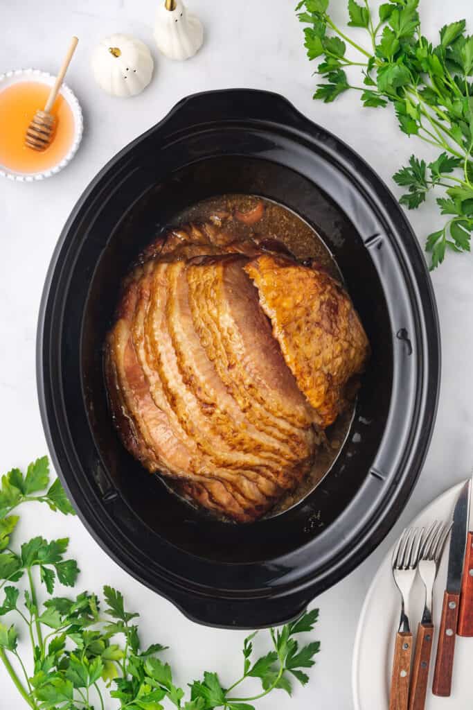 Slow Cooker Ham - One Pot Only — easy recipes using one pot only!