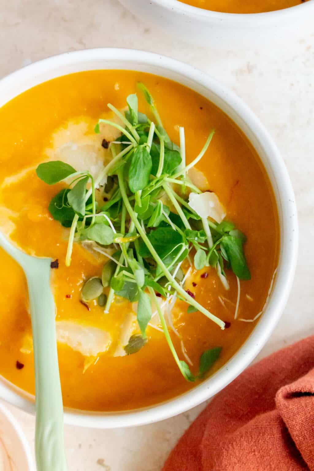 Carrot Pumpkin Soup - One Pot Only — easy recipes using one pot only!