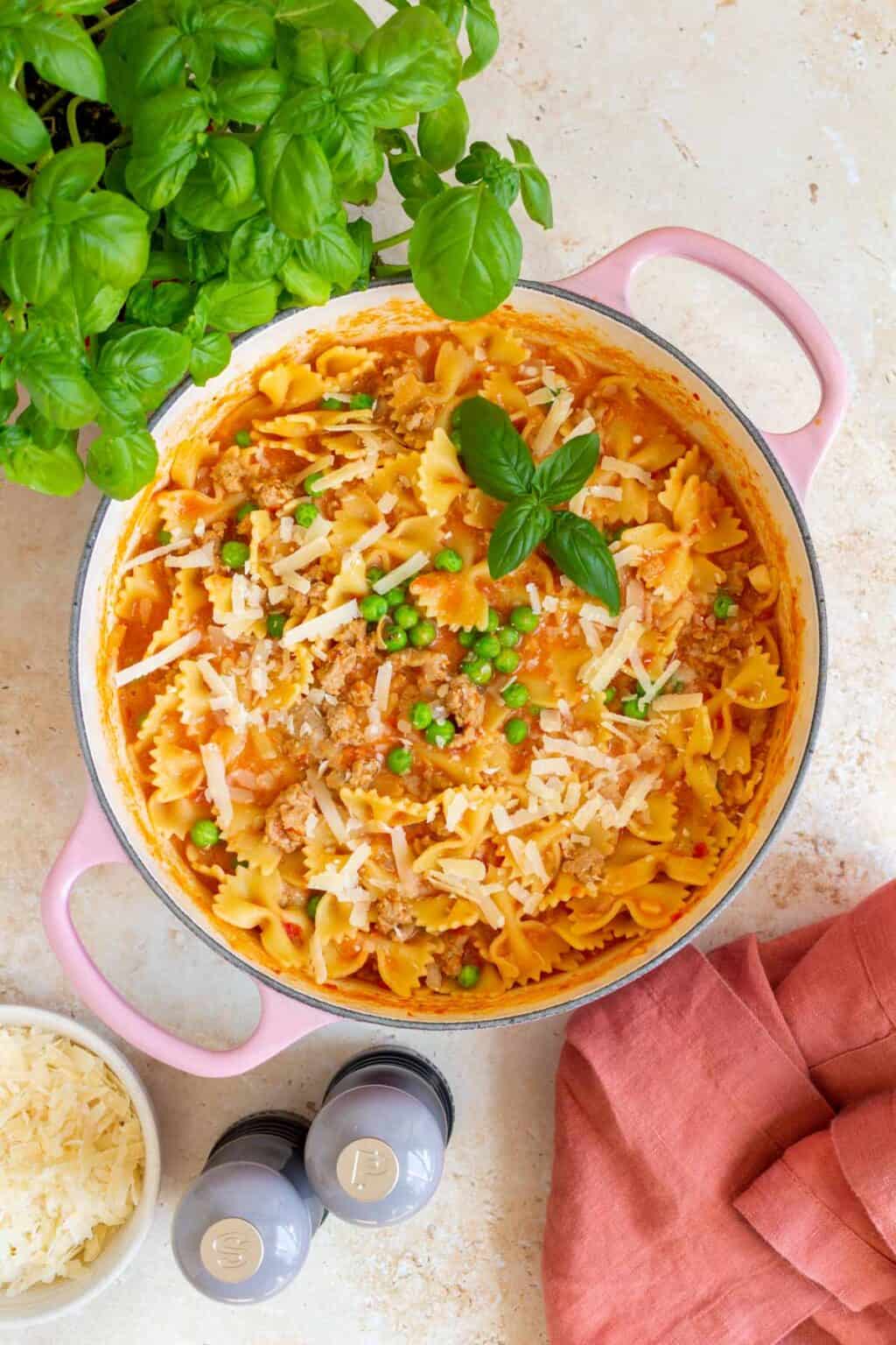 Ground Pork Pasta - One Pot Only — easy recipes using one pot only!